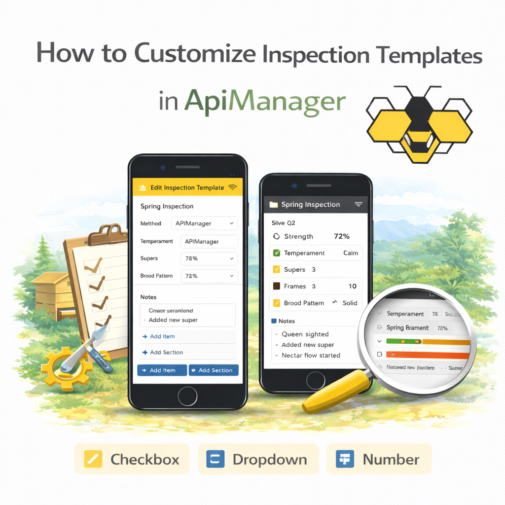How to Customize Inspection Templates in ApiManager - ApiManager