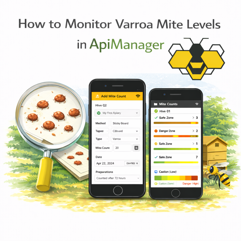 How to Monitor Varroa Mite Levels in ApiManager - ApiManager